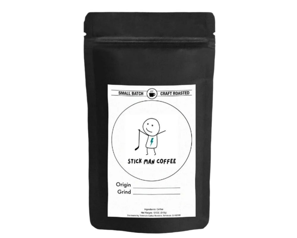 Stick Man Coffee, freshly packaged beans shipped to your door