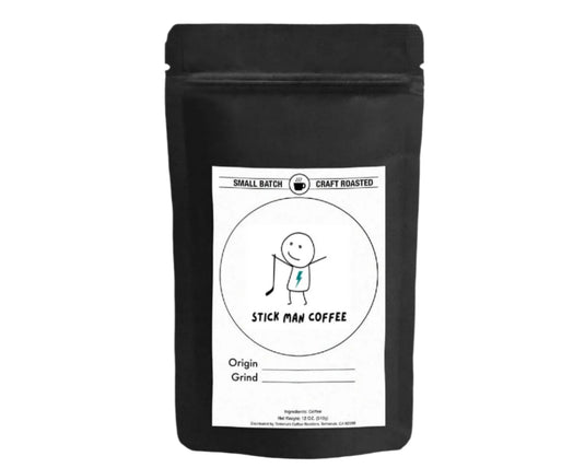 Stick Man Coffee, freshly packaged beans shipped to your door